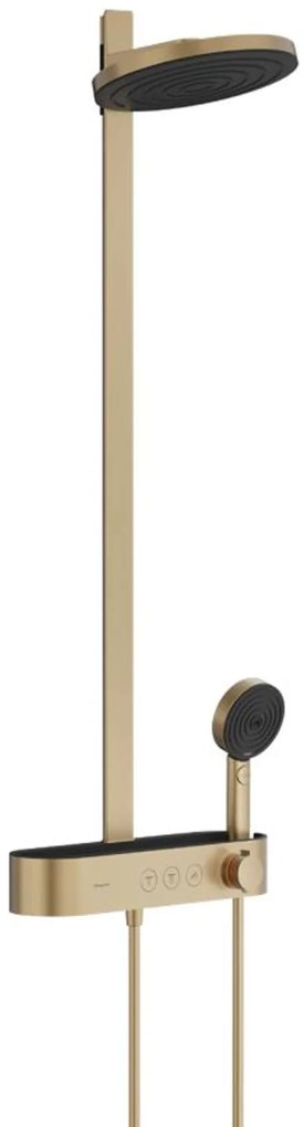 Hansgrohe Pulsify S - Sprchový set s termostatem, průměr 26 cm, 3 proudy, kartáčovaný bronz 24240140