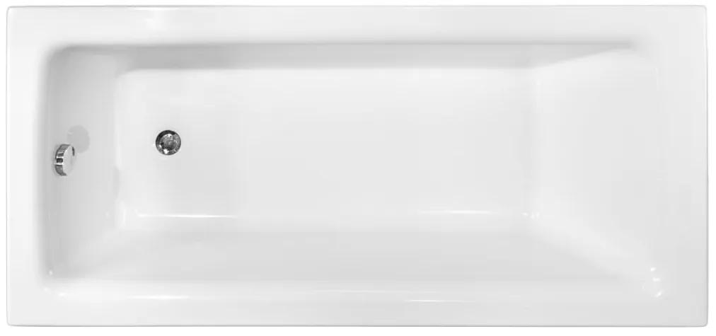Besco Talia obdélníková vana 120x70 cm bílá #WAT-120-PK