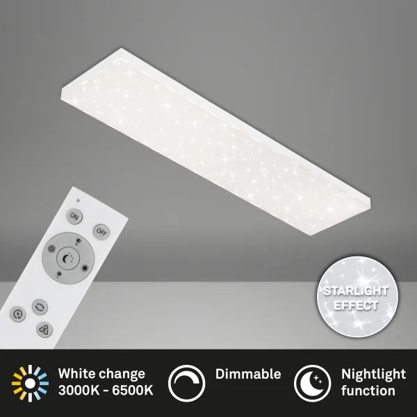 Brilo - LED Stmívatelné stropní svítidlo STARRY SKY LED/24W/230V 3000-6500K + DO