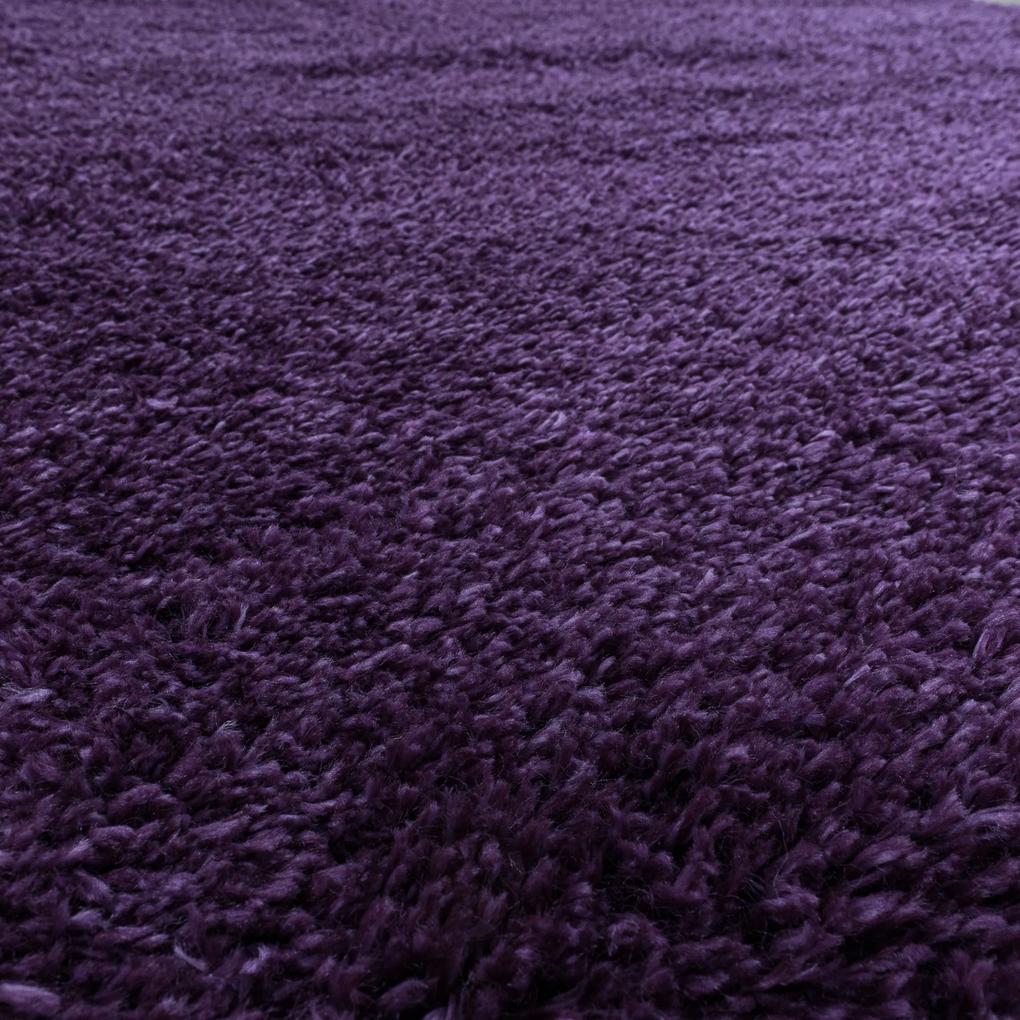 Ayyildiz Kusový koberec FLUFFY 3500, Lila Rozměr koberce: 160 x 230 cm