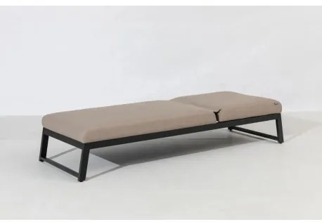 Doppler Melia LIKA-TEX® mocca - luxusní zahradní lehátko