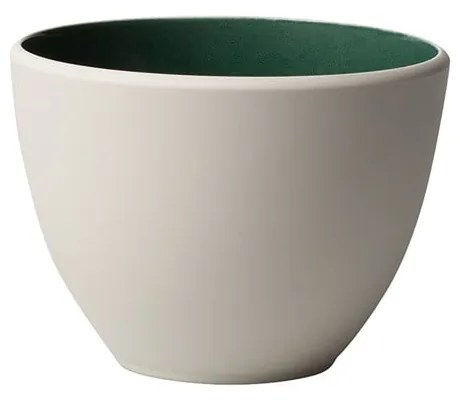 Bílo-zelený porcelánový šálek Villeroy & Boch Uni, 450 ml