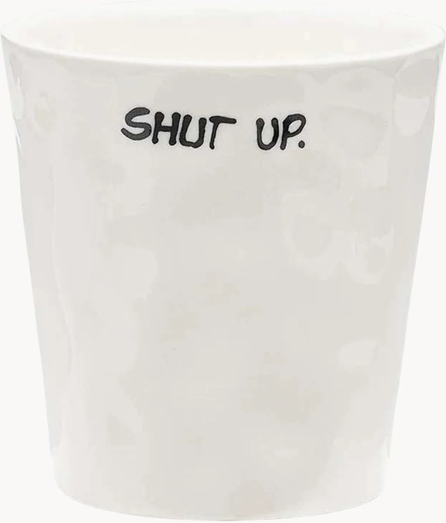 Keramický šálek na kávu Shut Up