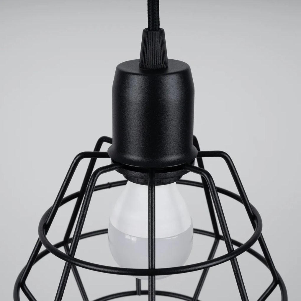 Sollux Lighting Závěsné svítidlo SUBA 3P černé