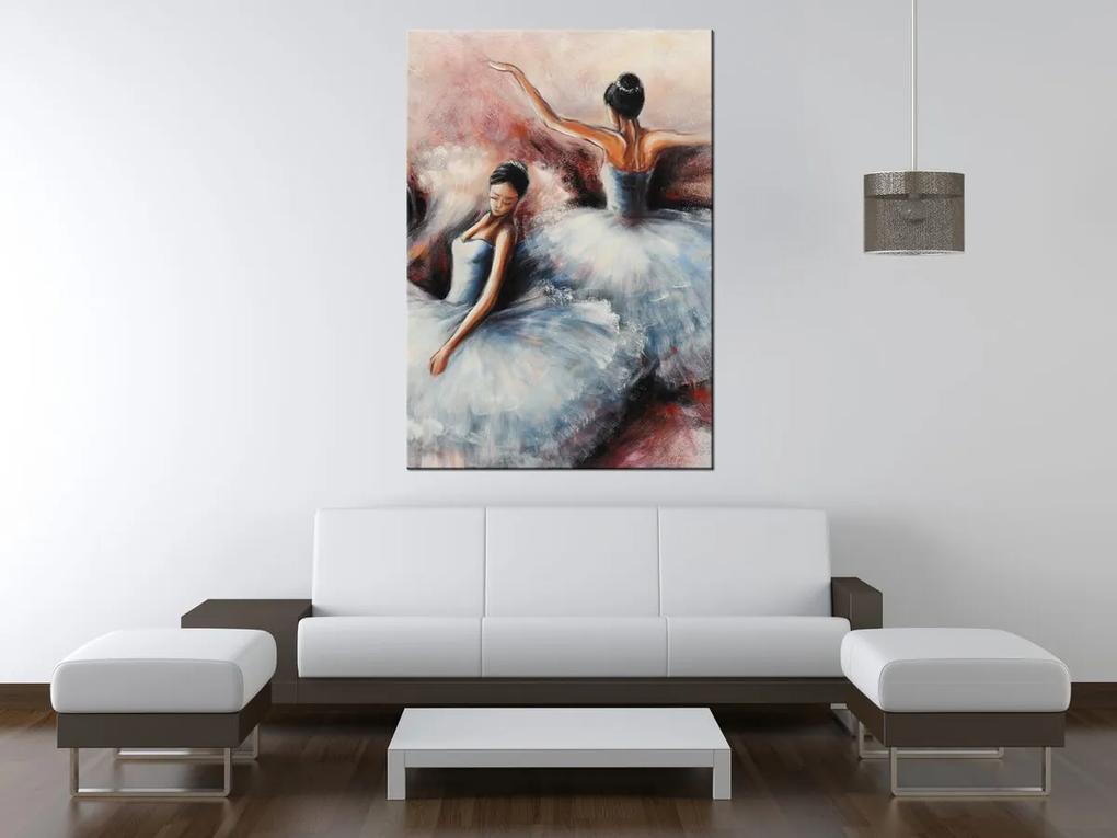Gario Ručně malovaný obraz Nádherné baletky Rozměry: 120 x 80 cm