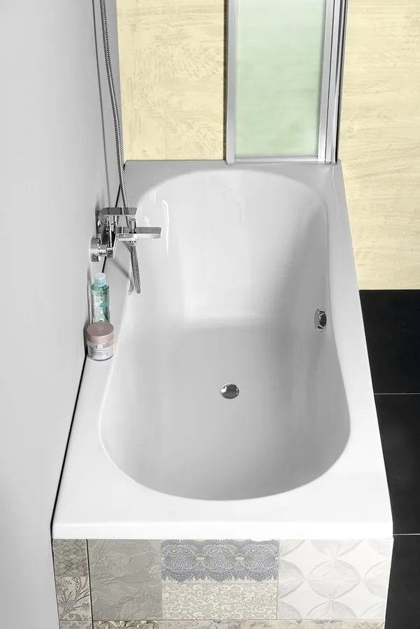 Aqualine Aqualine, JIZERA vana 180x80x39cm bez nožiček, bílá, G1880