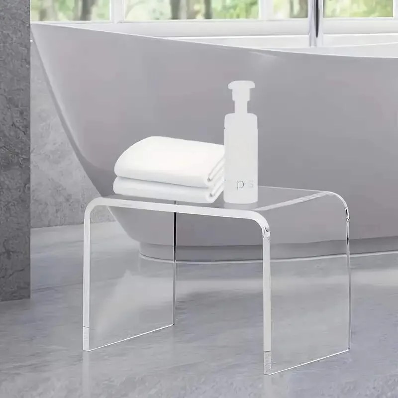 Botník luxusní, lavice na boty, akryl, transparentní, NoBi LUXURY