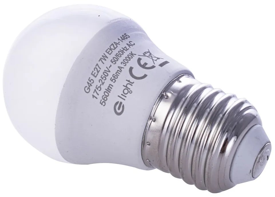 LED žárovka E27 teplá 3000k 7w 560 lm