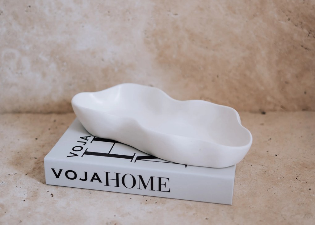 VOJA HOME Mísa Taleva Barva: Krémová hnědá (styl marble)