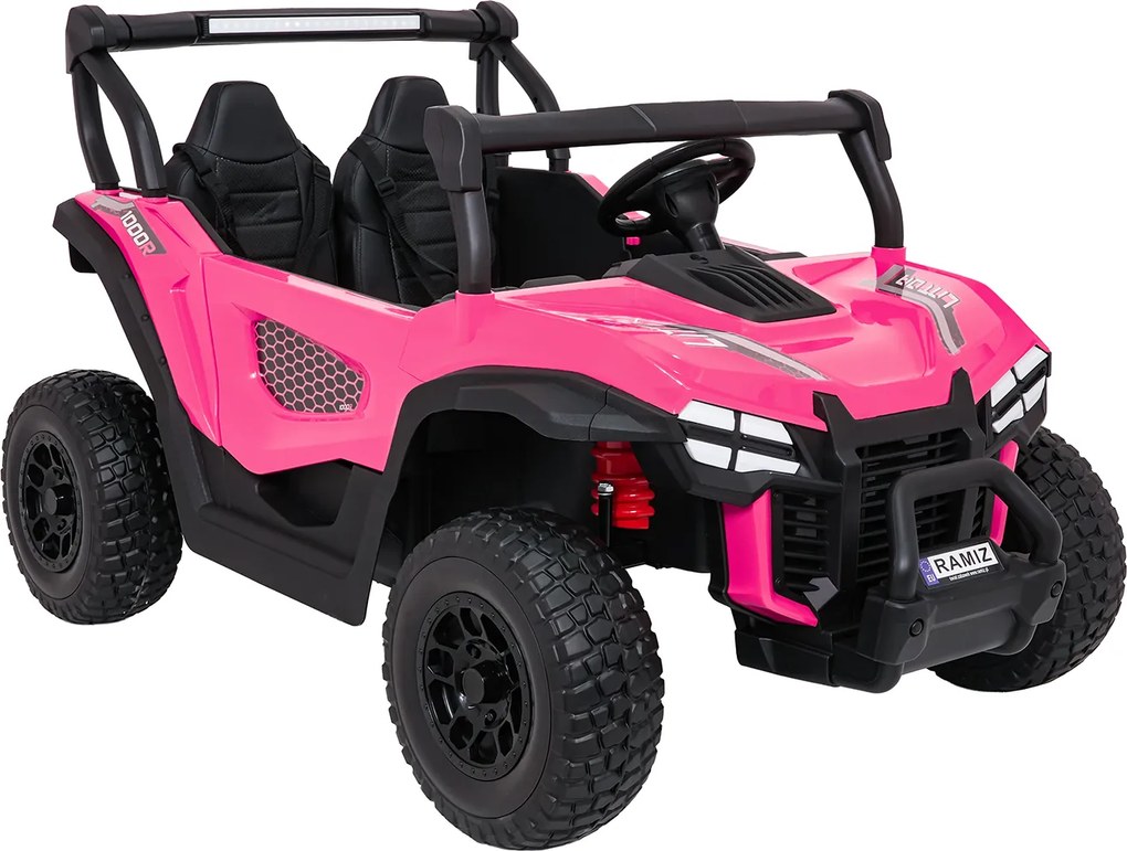 Ramiz Elektrická bugina Gravity pro děti růžová + pohon 4x4 + dálkové ovládání