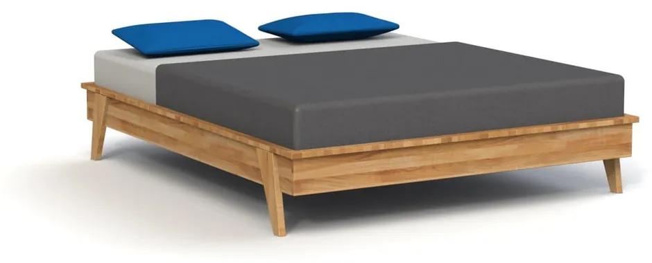 Dvoulůžková postel z dubového dřeva 160x200 cm Retro - The Beds