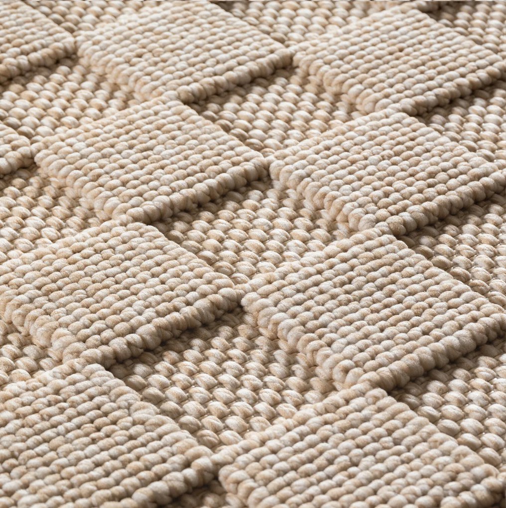 Ayyildiz, Kusový koberec Helix 2203 beige, 120x170, béžová, chodba / předsíň