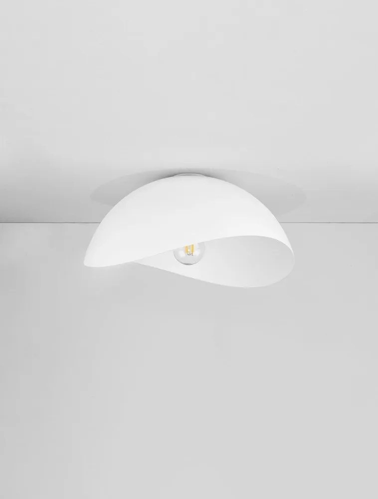 Matně bílé kovové stropní svítidlo Opsi – Nova Luce