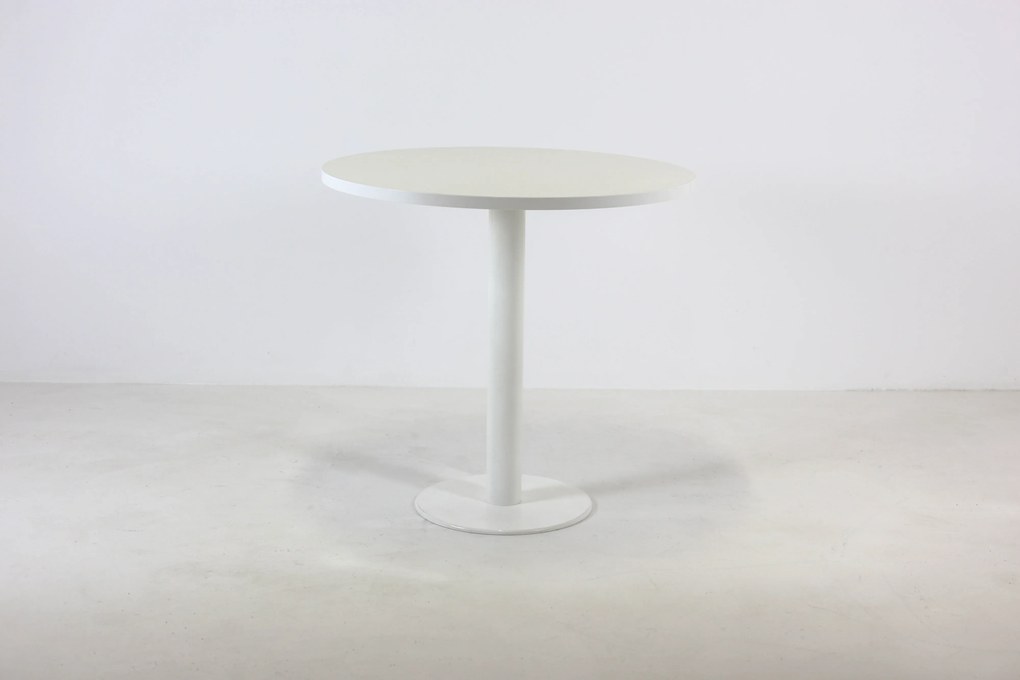Stůl konferenční, Techo, 80 pr., v.72,5cm, bílá/bílá, kruh