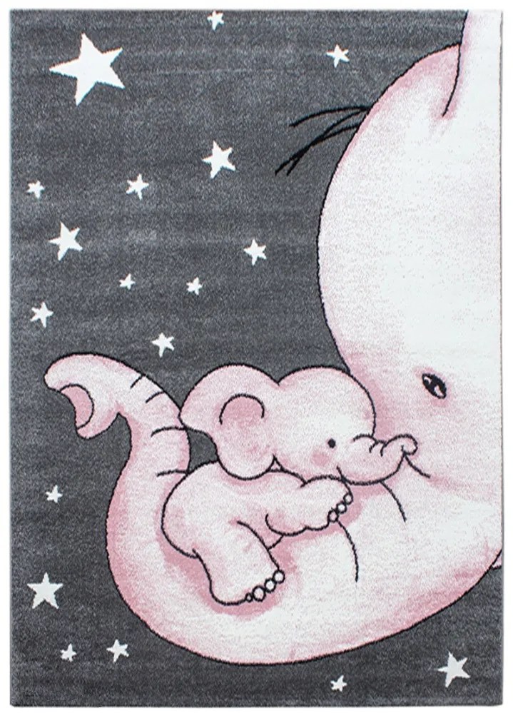 Ayyildiz, Dětský kusový koberec Kids 560 pink, 120x170, růžová, dětský pokoj Biano.cz