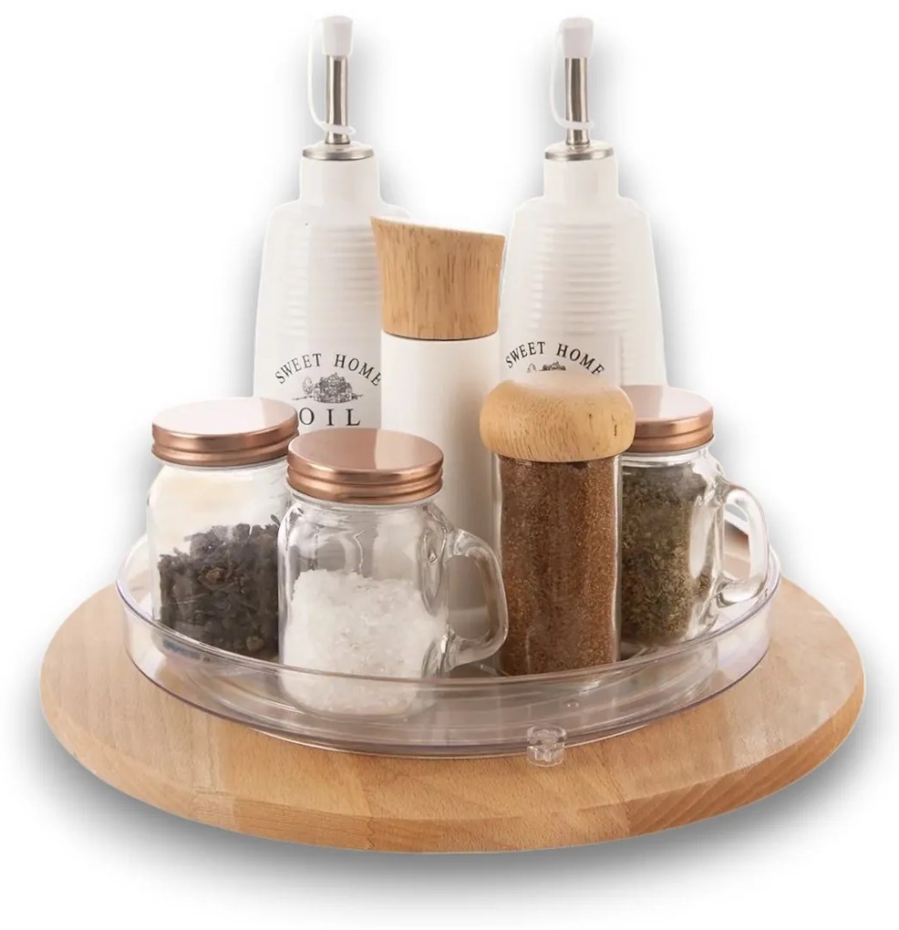 Otočný organizér LAZY SUSAN Orion - nízký 3,5cm /pr. 27cm