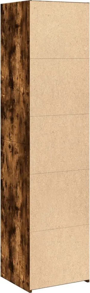 Skříň highboard kouřový dub 45 x 41 x 185 cm kompozitní dřevo 3281677