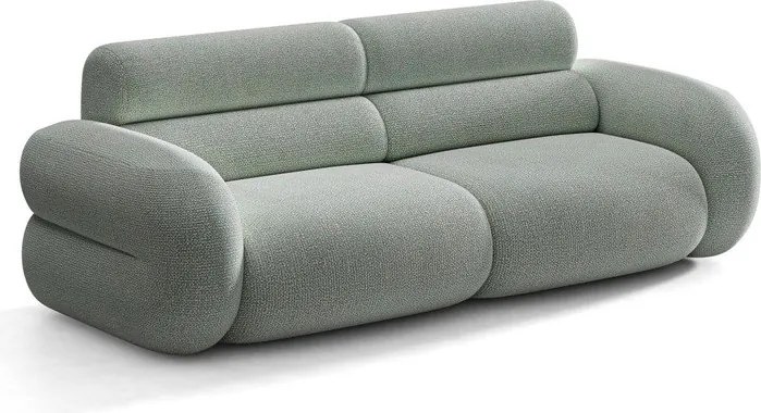 Modrá žinylková pohovka 220 cm Neo – Micadoni