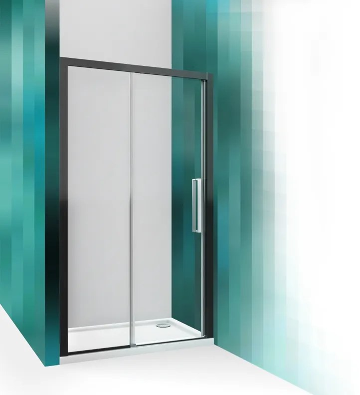 Sprchové dveře Roltechnik ECD2P / 1400 / 2050 - brillant / transparent, 565-140000P-00-02