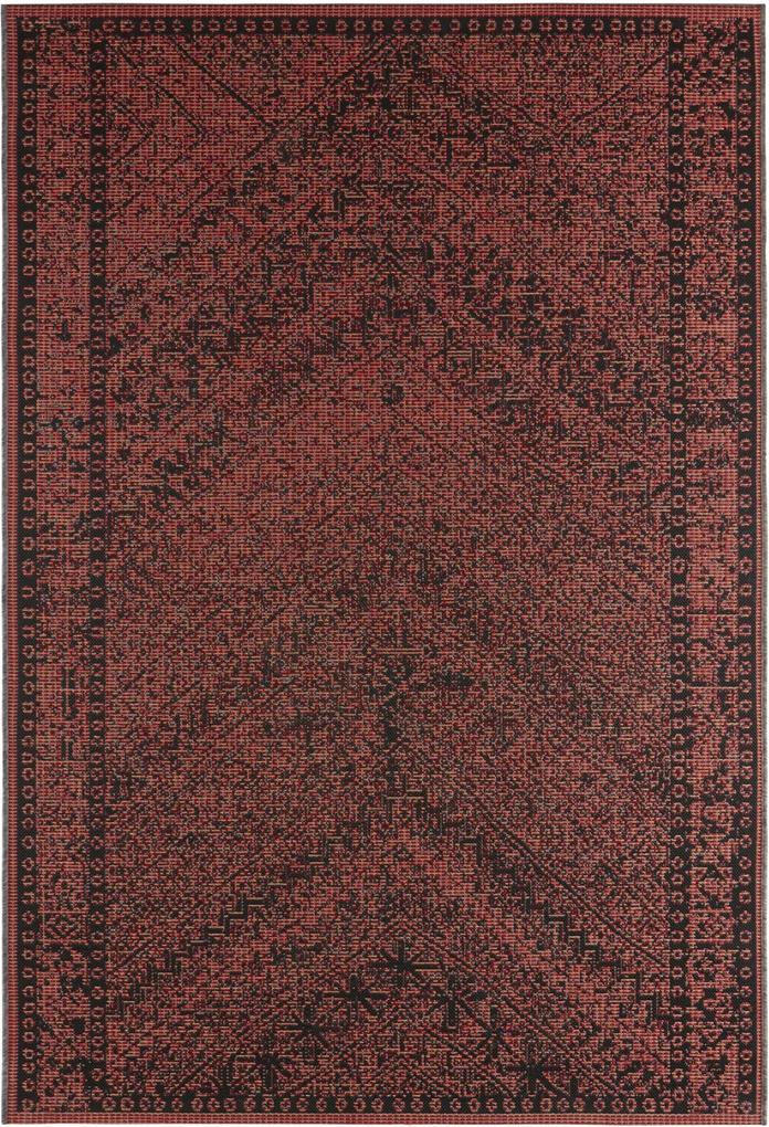 Bougari - Hanse Home koberce Kusový koberec Jaffa 104050 Red/Terra/Black Rozměr: 70x140