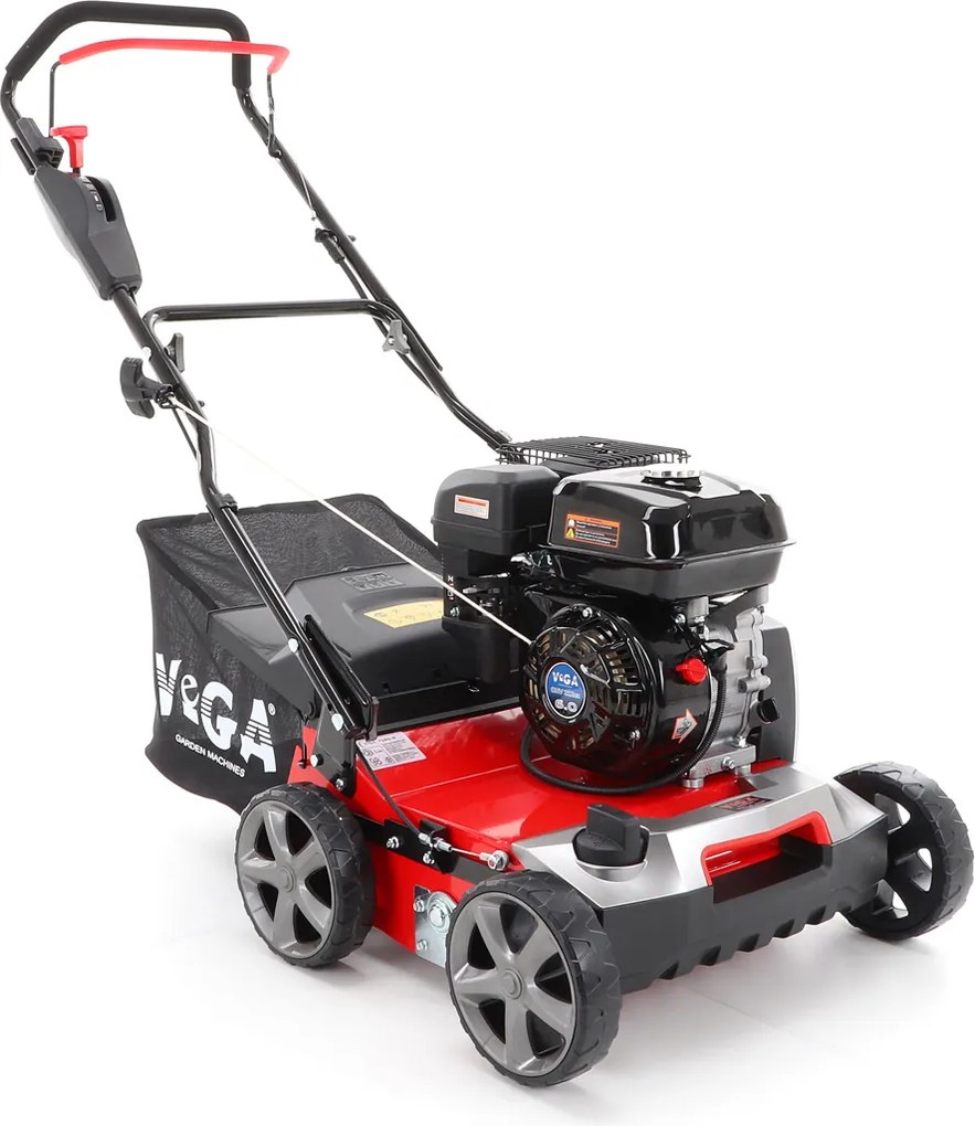 VeGA TS40-W 3in1 benzínový vertikutátor, záběr 40 cm, drátky a ocelové nože, sběrný koš + Servis v ČR