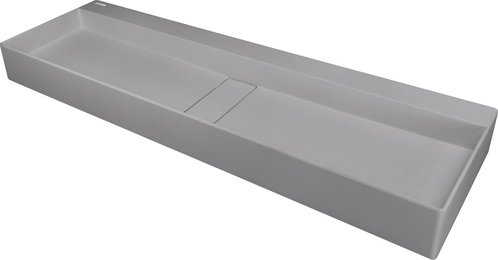 Deante Blur, granitové umyvadlo na desku 1200x400x120 mm, černá, DEA-CQB_SU2S