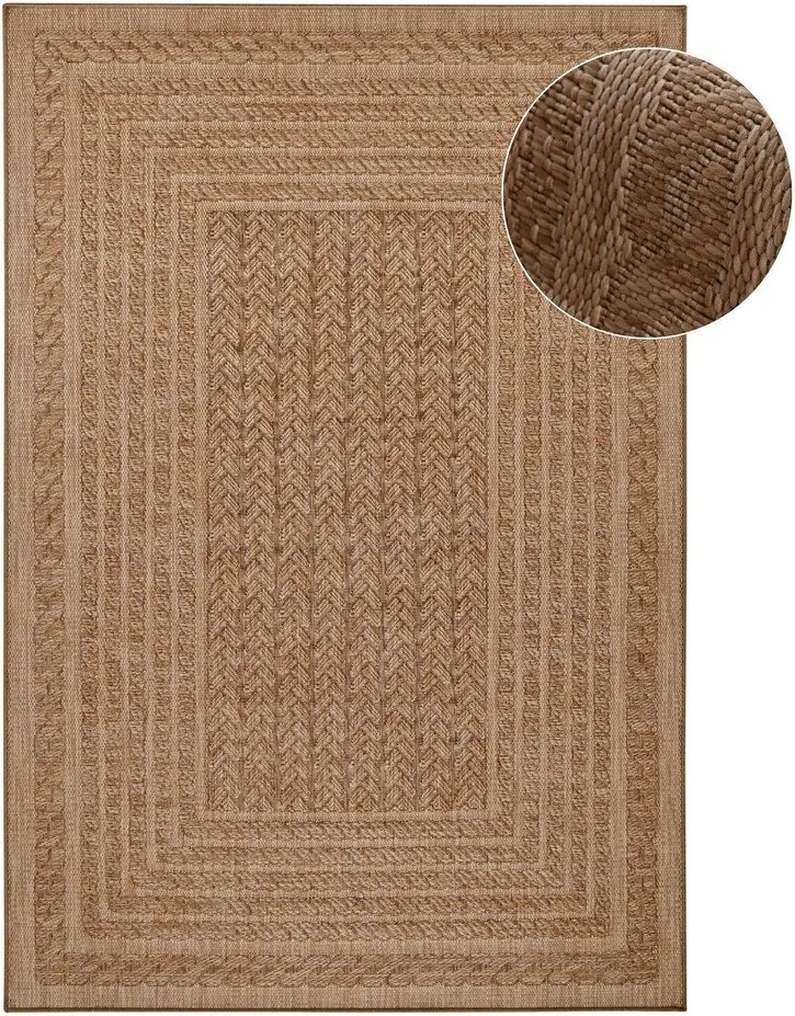 Hnědý vnitřní a venkovní koberec 200x290 cm Limonero – Hanse Home