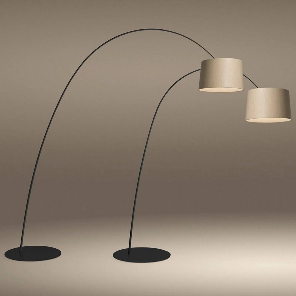 Foscarini Twiggy Wood MyLight stojací lampa černá