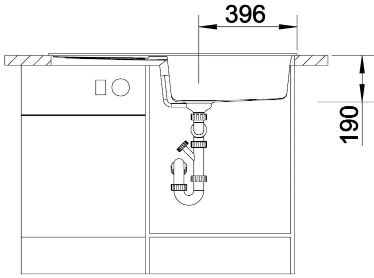 Blanco Metra XL 6 S, silgranitový dřez 1000x500x190 mm, 1-komorový, šedá vulkán, BLA-527307