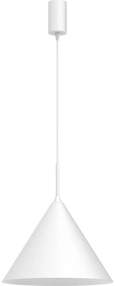 Lustr na lanku CAPITAL 1xGX53/15W/230V pr. 32 cm bílá