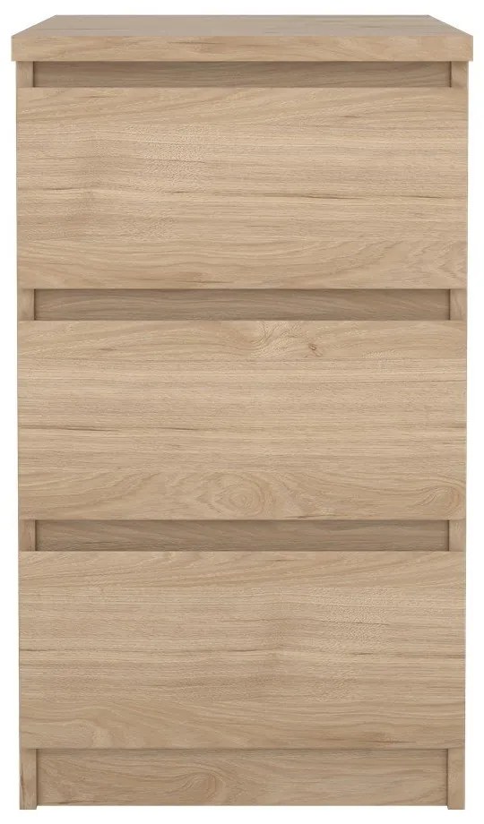 Komoda v dekoru dubu v přírodní barvě 40x70x50 cm Naia – Tvilum