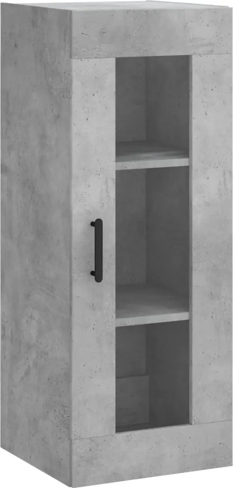 Skříň highboard betonově šedá 34,5x34x180 cm kompozitní dřevo 3199501