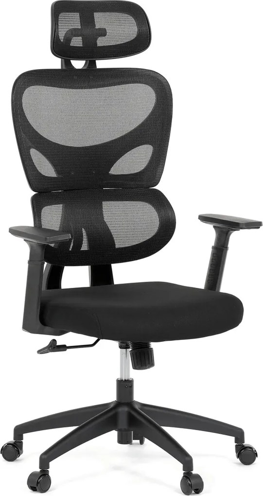 Ergonomická kancelářská židle LEXON - černá síťovina