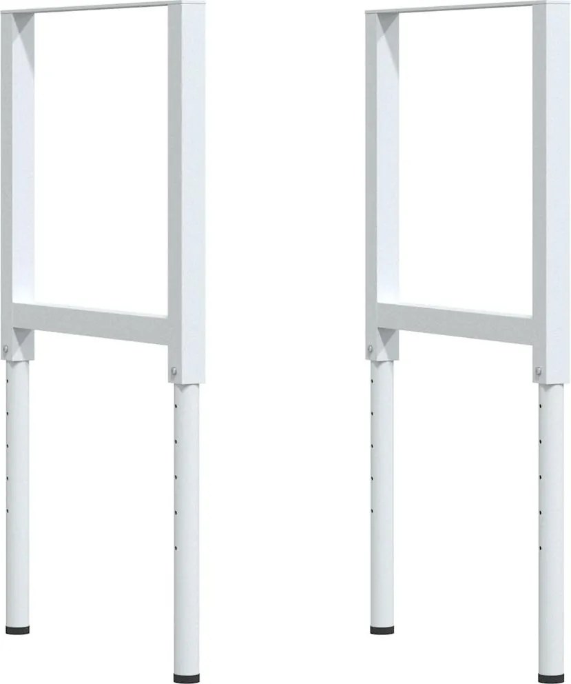 Pracovní stůl 80 x 60 x (71,5–98) cm masivní dubové dřevo 3309716
