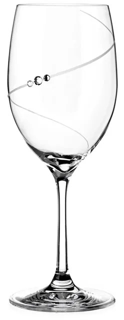 Diamante sklenice na červené víno Silhouette City s krystaly Swarovski 6KS 350ml