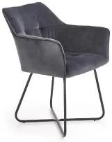 Halmar Jídelní židle K377, šedá