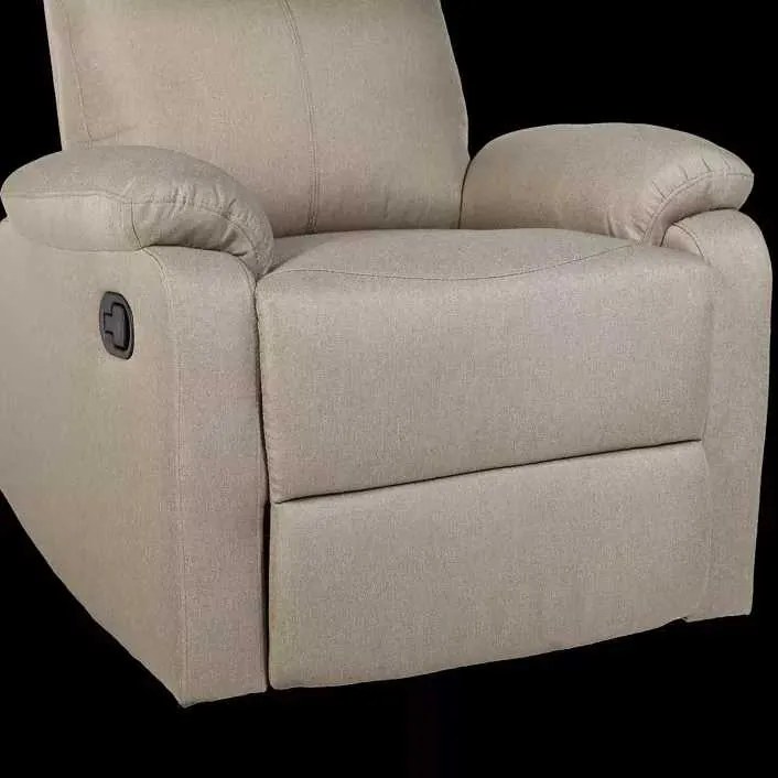 LuxuryForm DESIGN Televizní křeslo CARLOS s polohováním - béžové