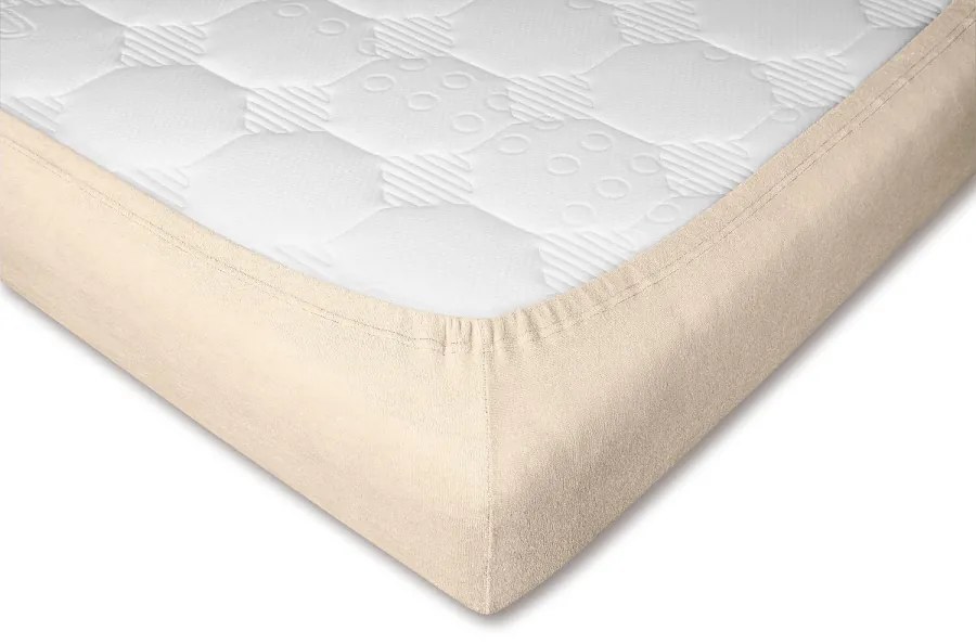 DADKA Froté prostěradlo banán Rozměr 160x220x20