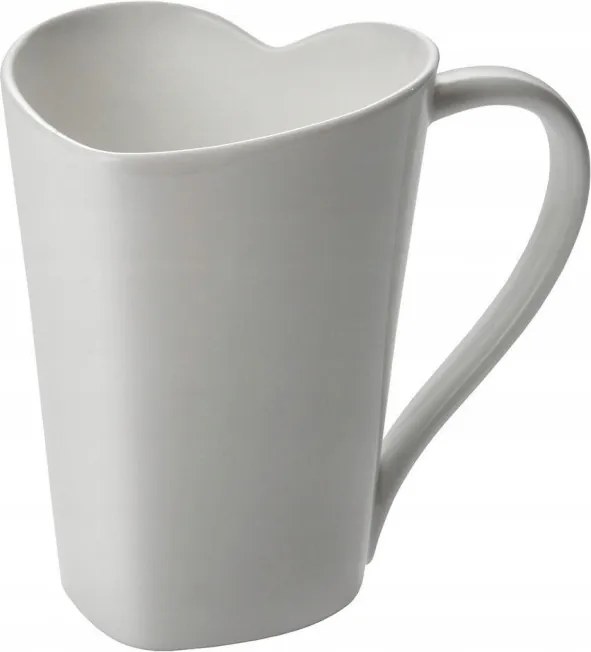Alessi – Porcelánový hrnek Srdce 300 ml Bílý