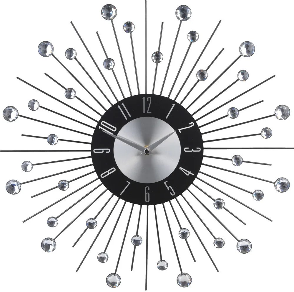 Kulaté nástěnné hodiny STONES, 43 cm