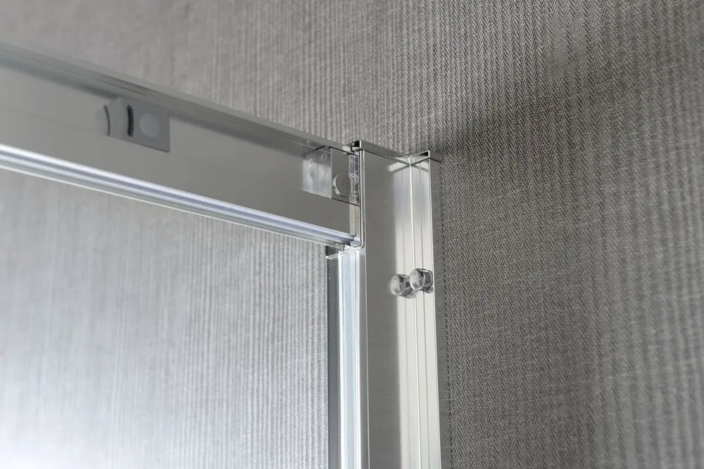 Gelco Gelco, AKCE čtvrtkruhová sprchová zástěna 900x900x1900mm, čiré sklo, AG4290