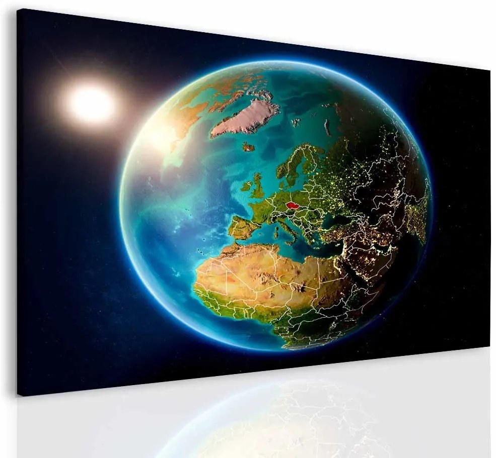 Malvis Malvis Obraz zeměkoule  120x80 cm