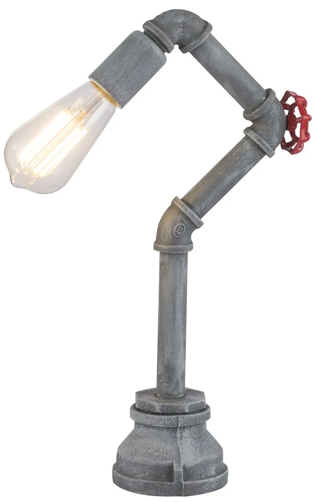 Globo 43001T BAYUDA - Stolní retro lampa v imitaci potrubí