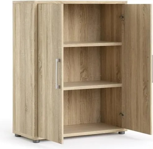 Skříň Modulo 89 x 40 x 113 cm, dveře dřevo, dub sonoma