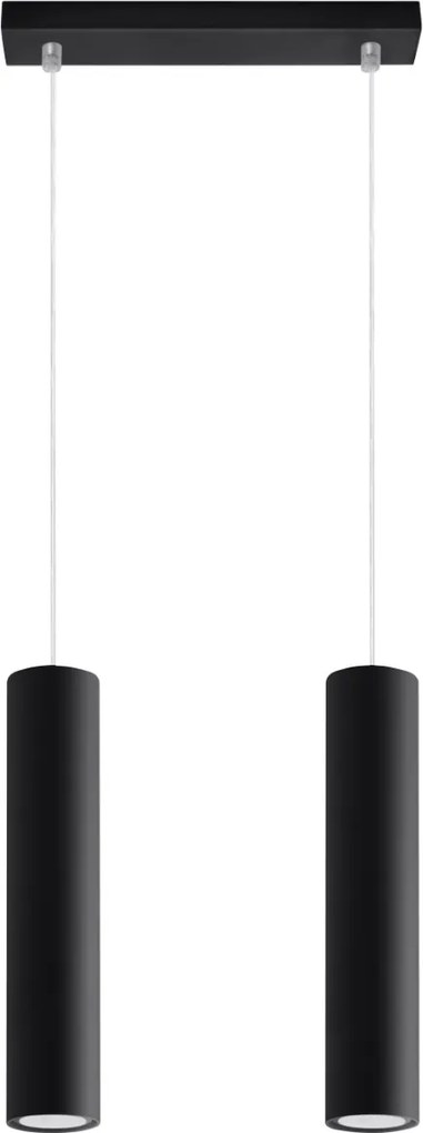 Sollux Lighting Závěsné svítidlo LAGOS 2 černé