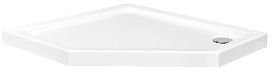 Besco Pětiúhelníková sprchová akrylátová vanička BERGO P 90x90 SlimLine Barva: Bílá, Rozměry (cm): 89,5x89,5