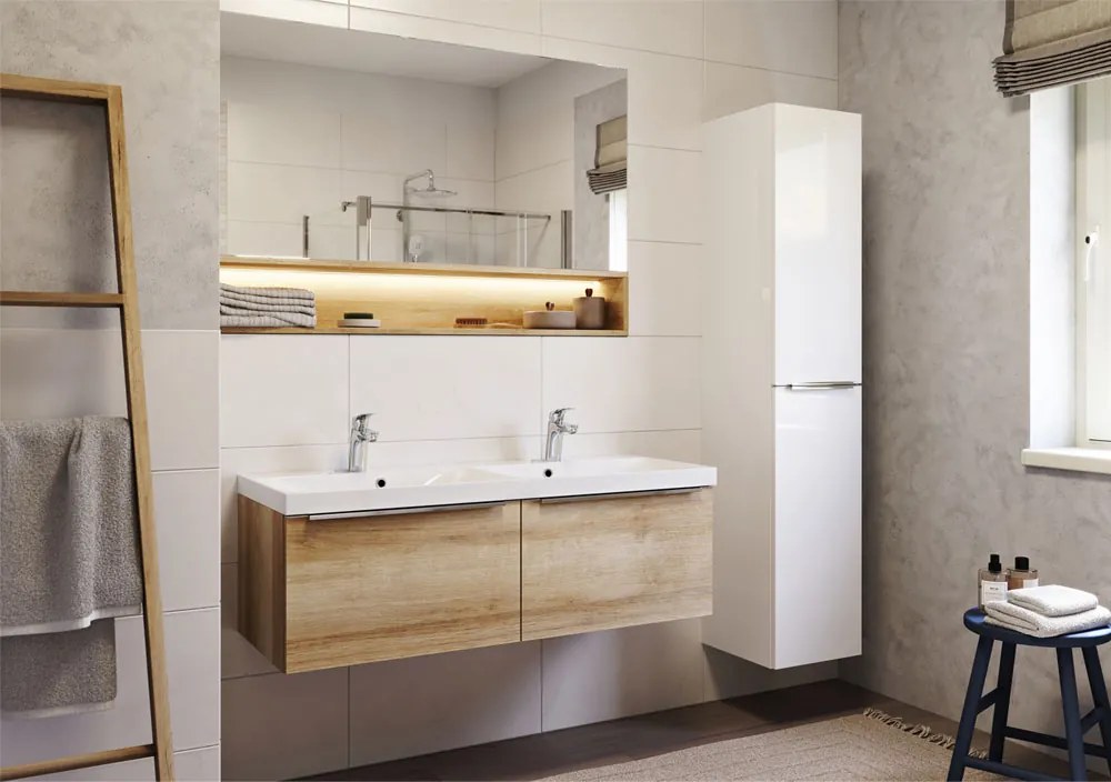 Mereo Mereo, Mailo, koupelnová skříňka 121 cm, Multidecor, CN593SACST
