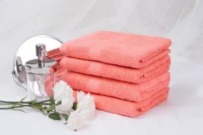 XPOSE ® Froté ručník VERONA - lososový 50x90cm