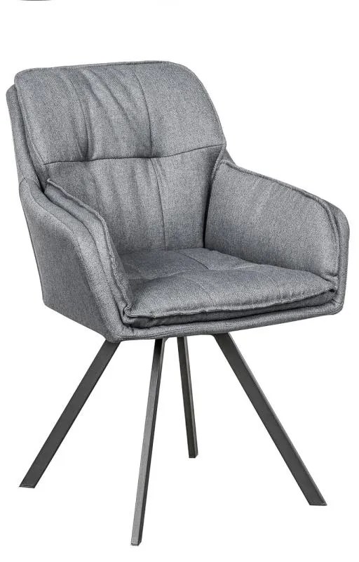 Designová židle Joe, šedá