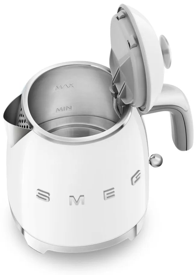 Bílá rychlovarná konvice z nerezové oceli 800 ml Retro Style – SMEG